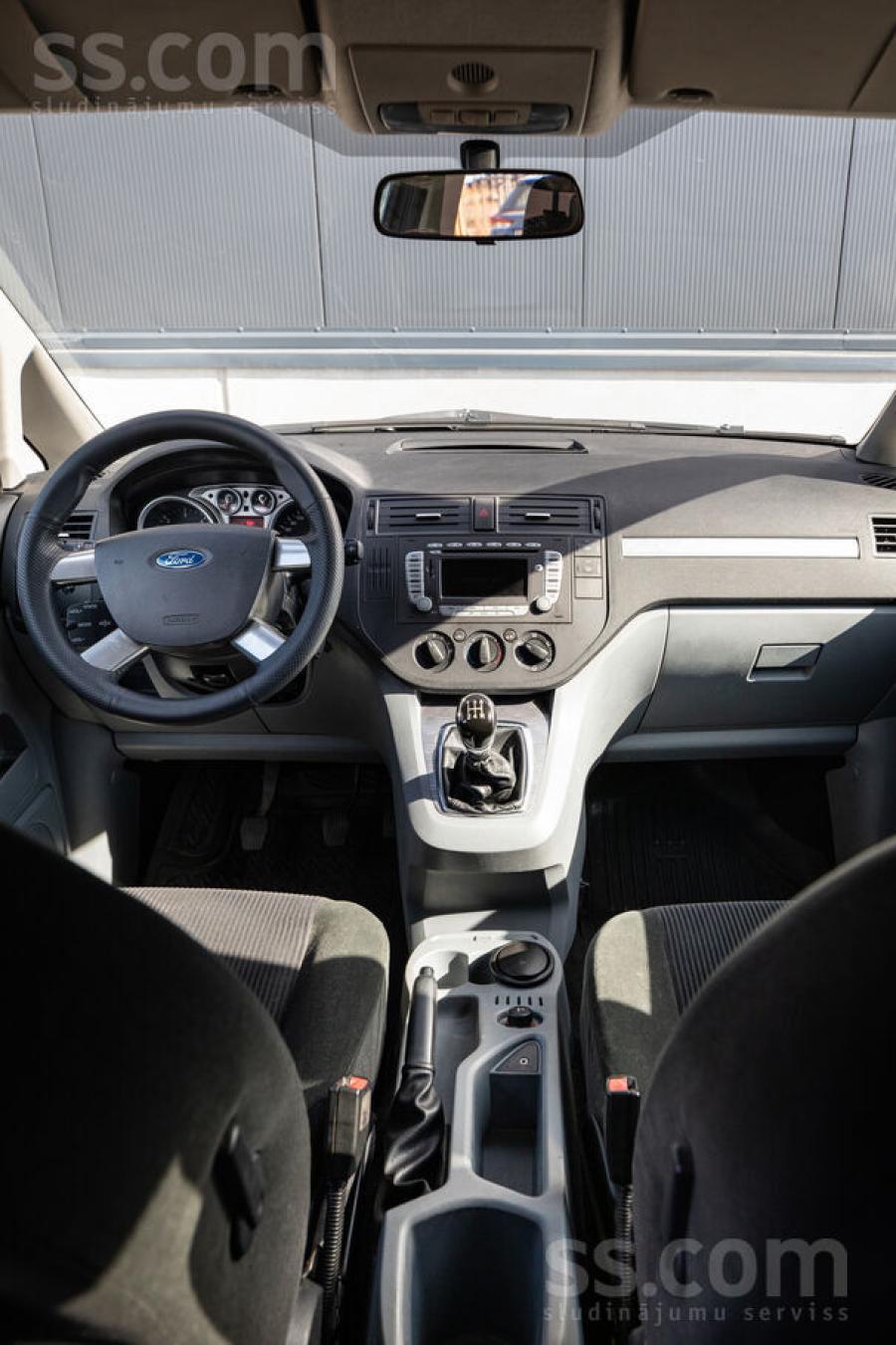 Blue Ford C-Max 2008 in Riga, with an engine capacity of 1.80 L and mileage of 283 thousand km for 1500 €, photo 10 on AUTOMOTO.COM.LV
