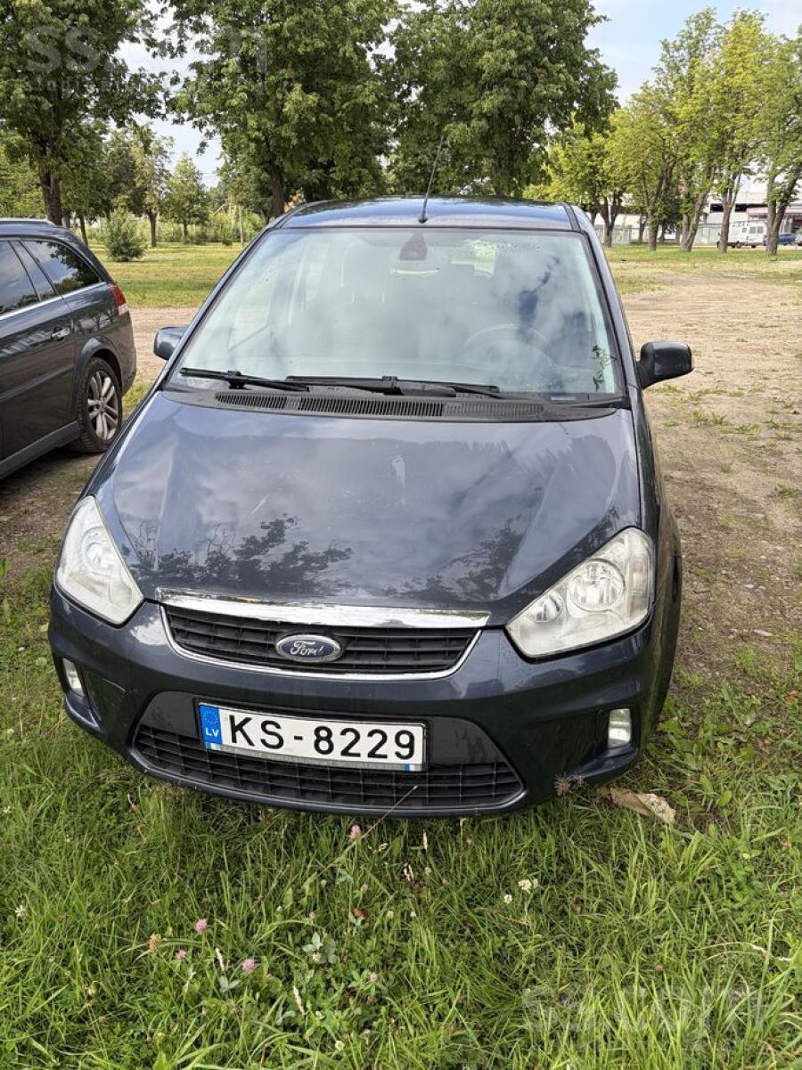 Zils Ford C-Max 2008 Rīga, ar dzinēja tilpumu 1.60 L un nobraukumu 295 tūkst. km par 1300 €, foto 1 vietnē AUTOMOTO.COM.LV