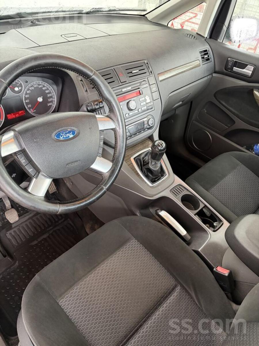 Zils Ford C-Max 2008 Rīga, ar dzinēja tilpumu 1.60 L un nobraukumu 295 tūkst. km par 1300 €, foto 8 vietnē AUTOMOTO.COM.LV