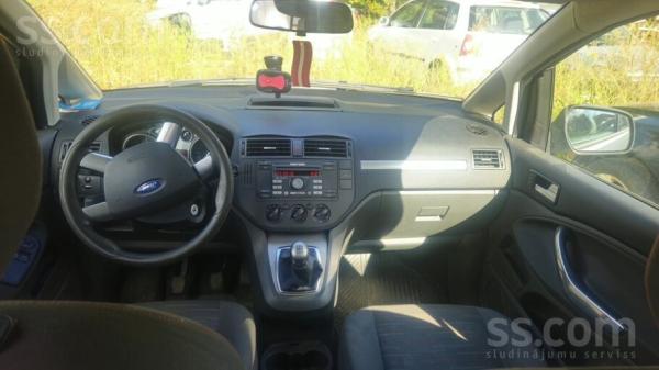 Blue Ford C-Max 2009 in Cesis, with an engine capacity of 1.60 L and mileage of 300 thousand km for 450 €, photo 7 on AUTOMOTO.COM.LV