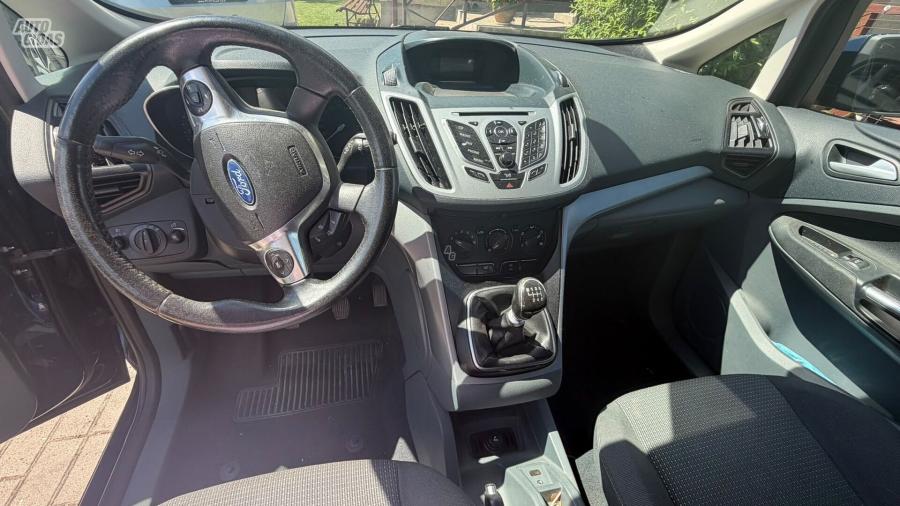 Blue Ford C-Max 2013 in Vilnius, with an engine capacity of 1.00 L and mileage of 240 thousand km for 1500 €, photo 6 on AUTOMOTO.COM.LV