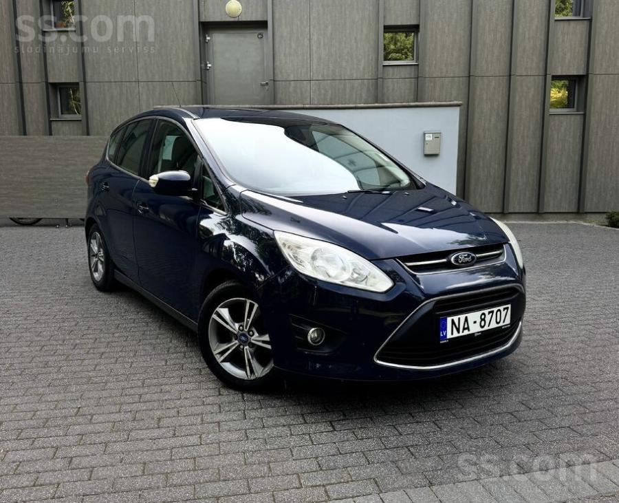 Zils Ford C-Max 2014 Rīga, ar dzinēja tilpumu 1.60 L un nobraukumu 170 tūkst. km par 4100 €, foto 4 vietnē AUTOMOTO.COM.LV