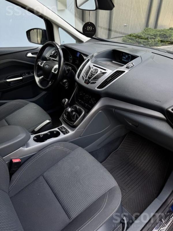 Zils Ford C-Max 2014 Rīga, ar dzinēja tilpumu 1.60 L un nobraukumu 170 tūkst. km par 4100 €, foto 9 vietnē AUTOMOTO.COM.LV