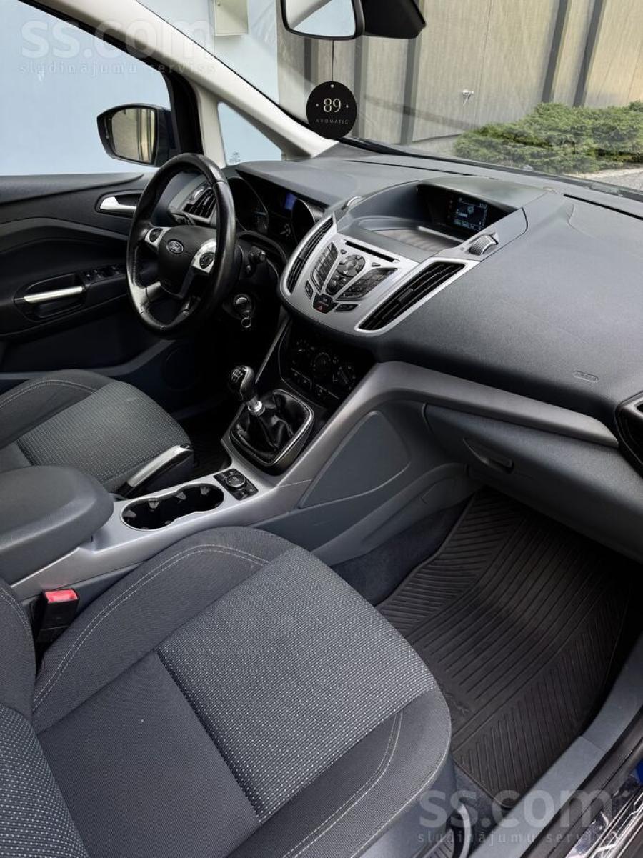 Zils Ford C-Max 2014 Rīga, ar dzinēja tilpumu 1.60 L un nobraukumu 170 tūkst. km par 4100 €, foto 9 vietnē AUTOMOTO.COM.LV