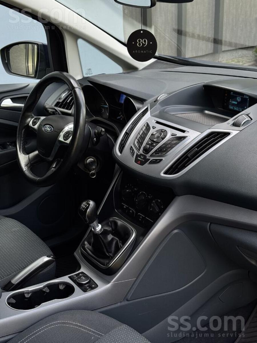 Zils Ford C-Max 2014 Rīga, ar dzinēja tilpumu 1.60 L un nobraukumu 170 tūkst. km par 4100 €, foto 10 vietnē AUTOMOTO.COM.LV