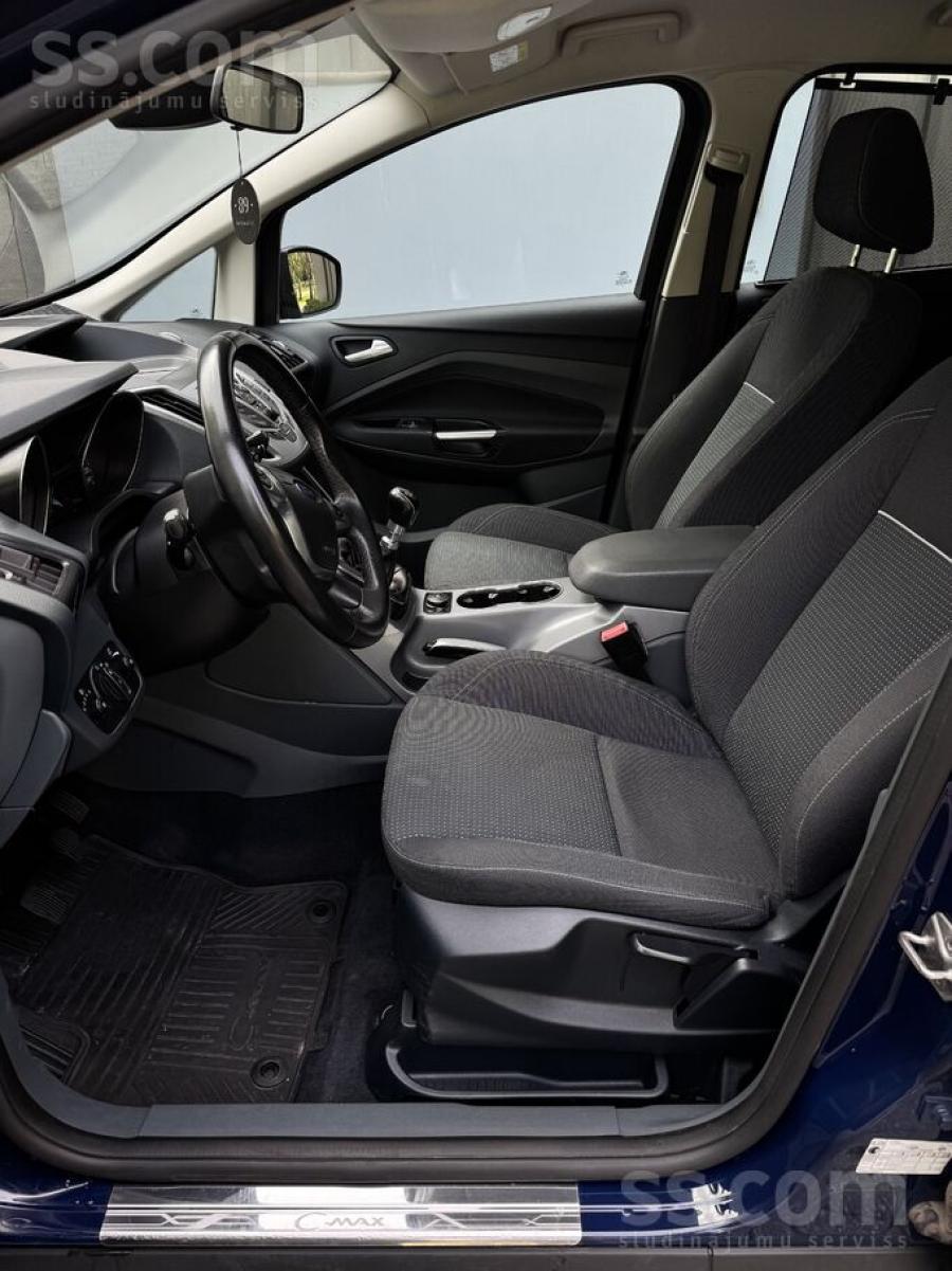 Zils Ford C-Max 2014 Rīga, ar dzinēja tilpumu 1.60 L un nobraukumu 170 tūkst. km par 4100 €, foto 16 vietnē AUTOMOTO.COM.LV