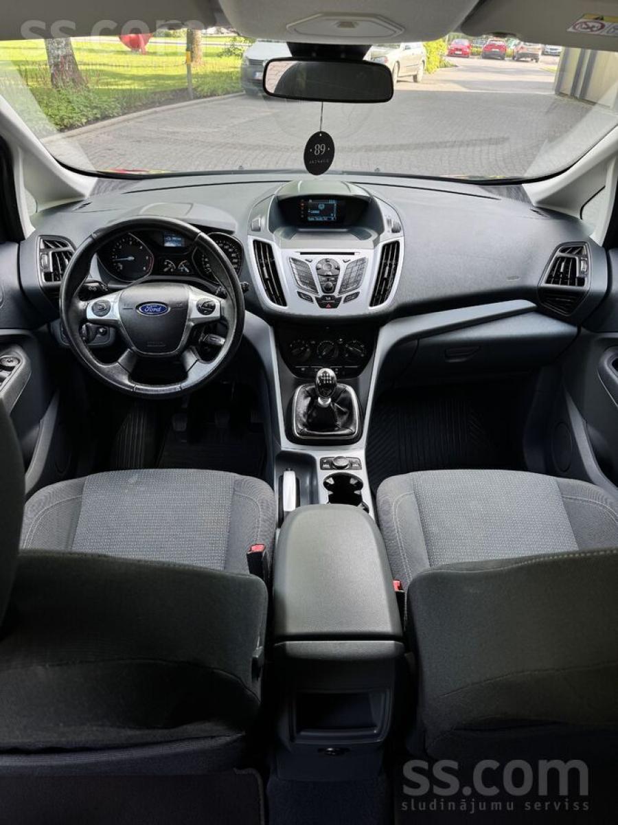 Zils Ford C-Max 2014 Rīga, ar dzinēja tilpumu 1.60 L un nobraukumu 170 tūkst. km par 4100 €, foto 20 vietnē AUTOMOTO.COM.LV