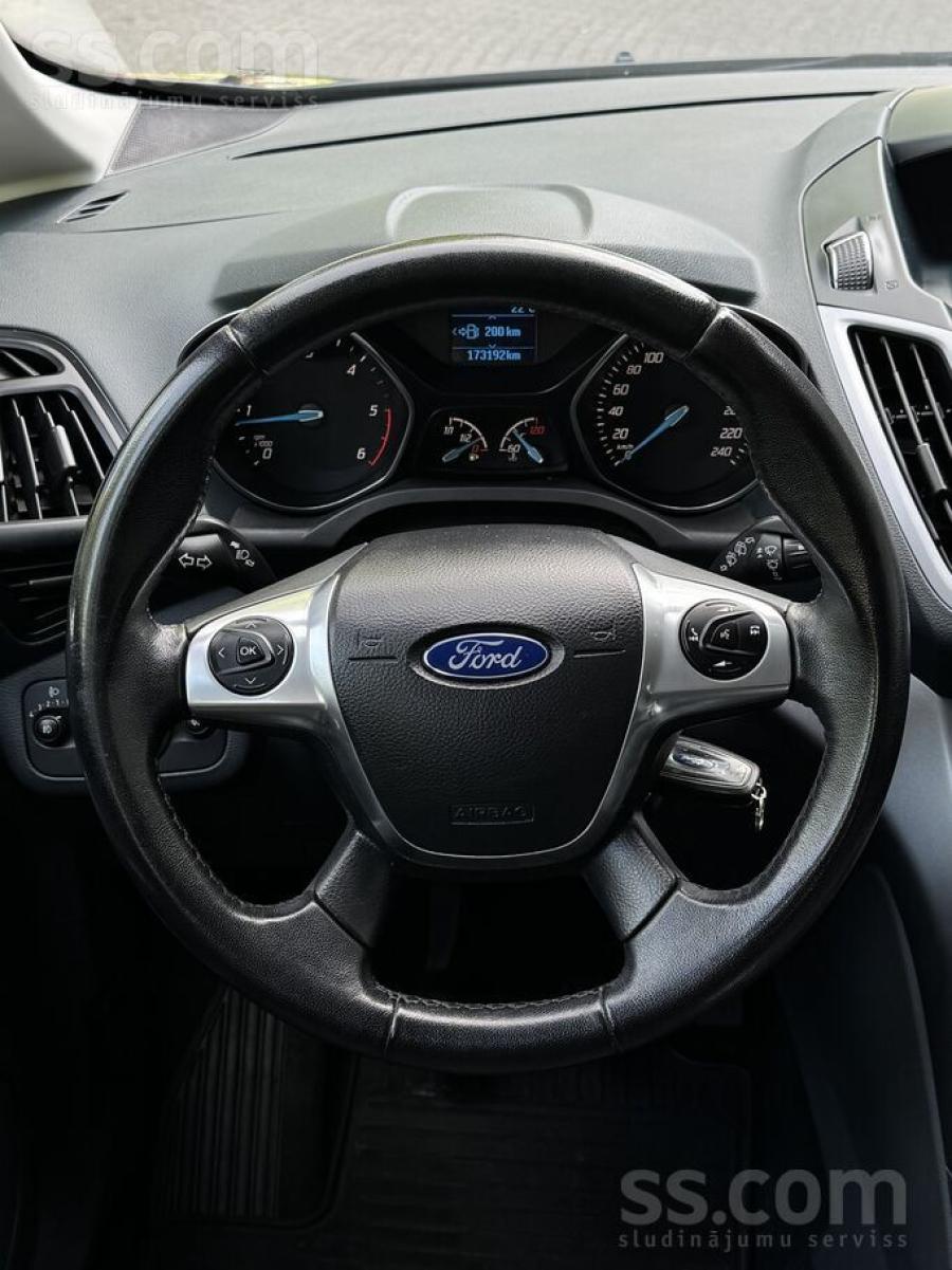 Zils Ford C-Max 2014 Rīga, ar dzinēja tilpumu 1.60 L un nobraukumu 170 tūkst. km par 4100 €, foto 22 vietnē AUTOMOTO.COM.LV