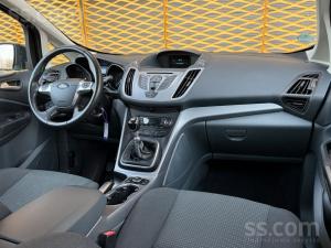 Blue Ford C-Max 2015 in Ogre, with an engine capacity of 1.60 L and mileage of 158 thousand km for 5995 €, photo 15 on AUTOMOTO.COM.LV