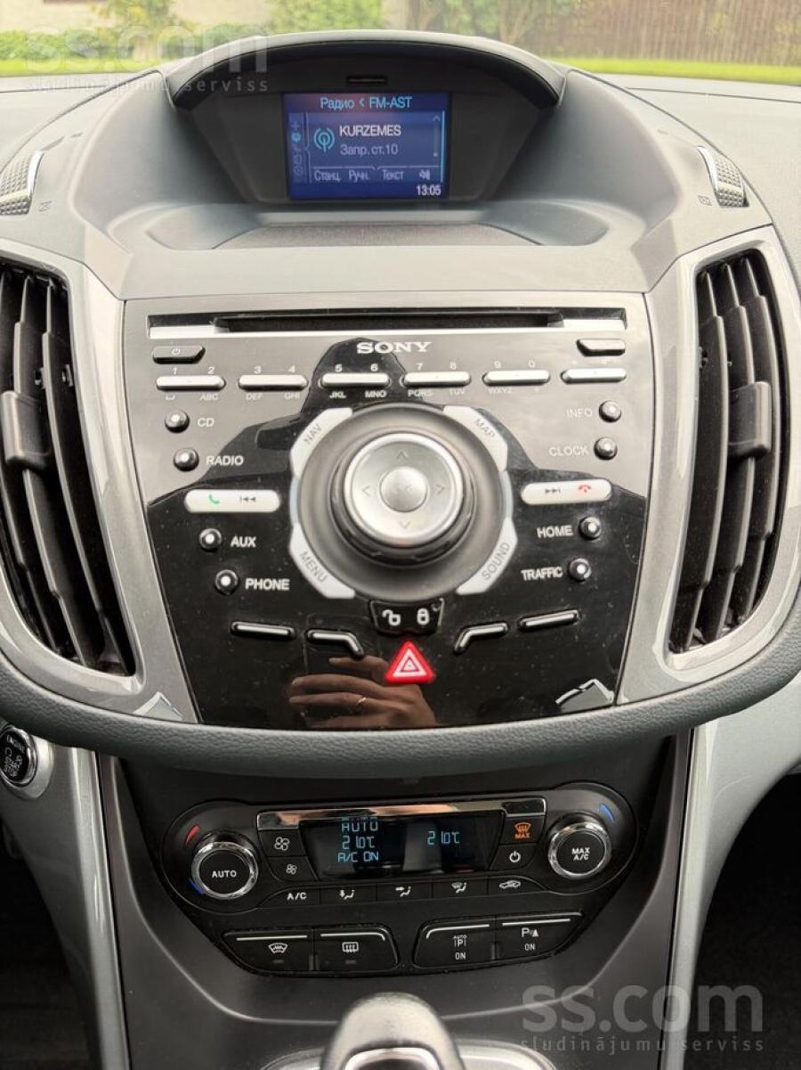 Zils Ford C-Max 2015 Ventspils, ar dzinēja tilpumu 2.00 L un nobraukumu 177 tūkst. km par 5990 €, foto 19 vietnē AUTOMOTO.COM.LV