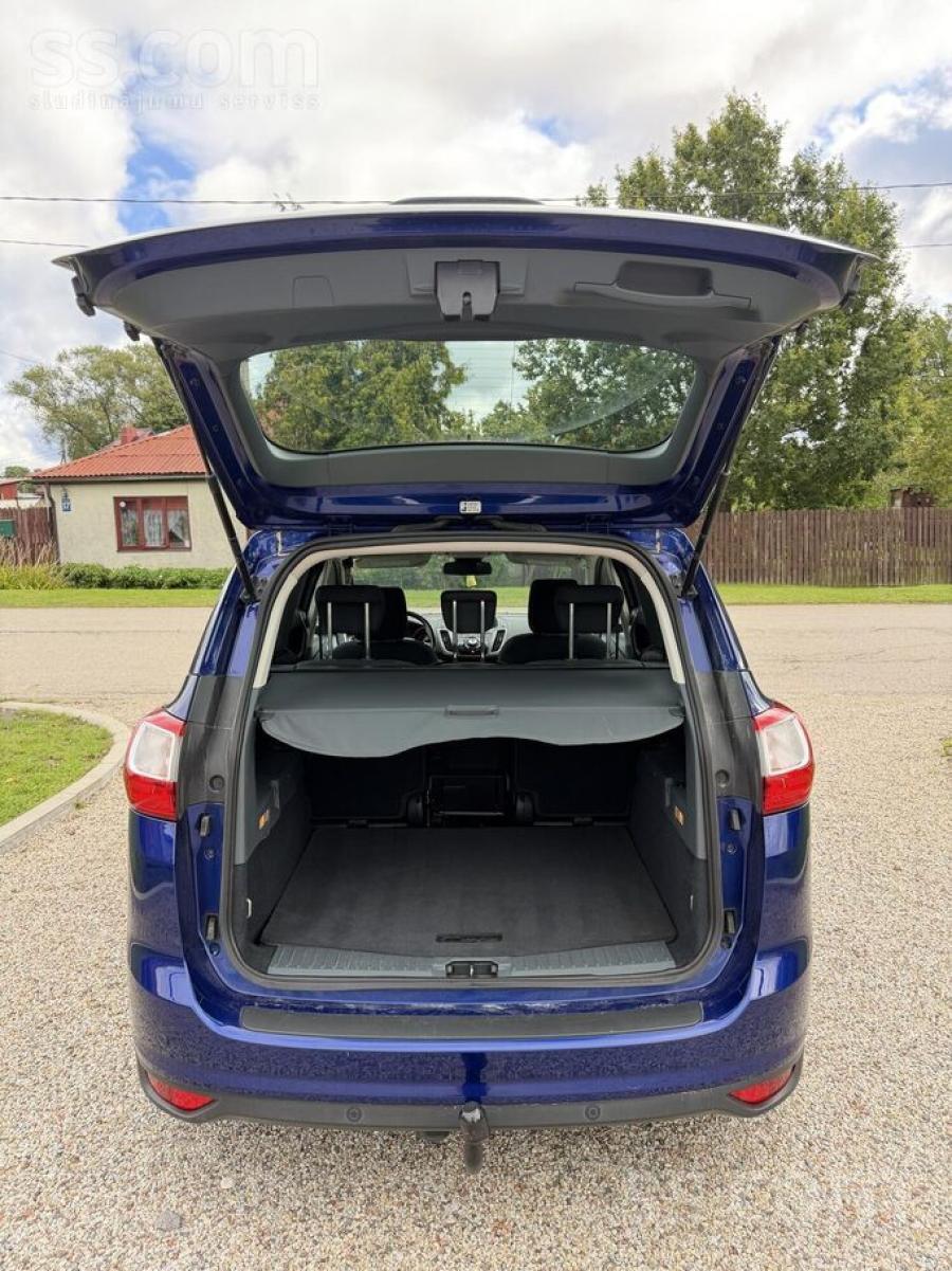 Zils Ford C-Max 2015 Ventspils, ar dzinēja tilpumu 2.00 L un nobraukumu 177 tūkst. km par 5990 €, foto 27 vietnē AUTOMOTO.COM.LV