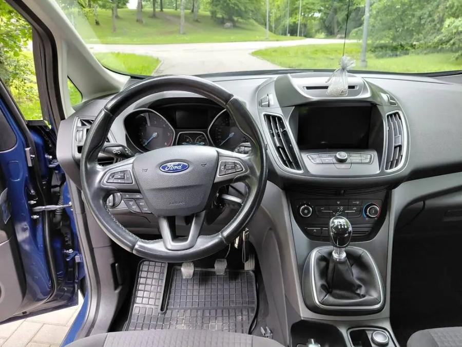 Zils Ford C-Max 2016 Talsi, ar dzinēja tilpumu 1.50 L un nobraukumu 287 tūkst. km par 5500 €, foto 11 vietnē AUTOMOTO.COM.LV