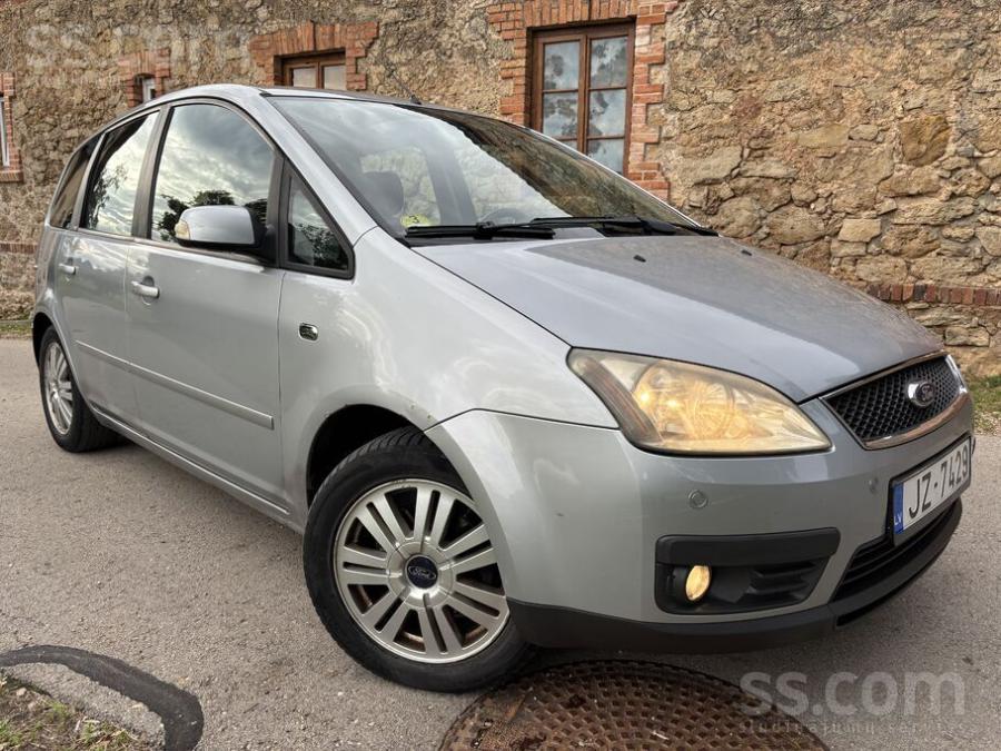 Blue Ford C-Max 2004 in Bauska, with an engine capacity of 1.60 L and mileage of 337 thousand km for 1150 €, photo 1 on AUTOMOTO.COM.LV