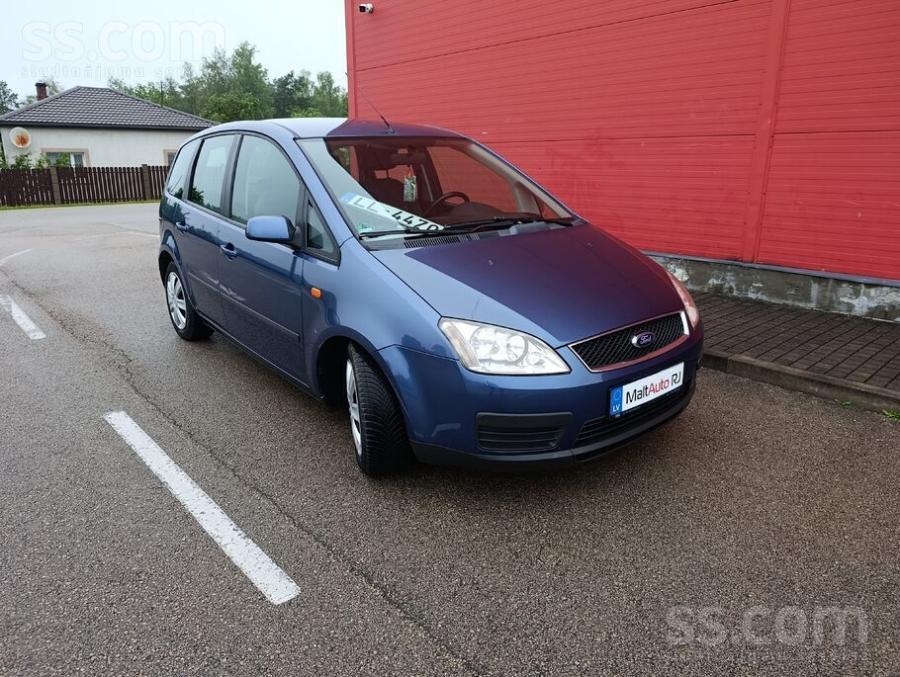Blue Ford C-Max 2005 in Rezekne, with an engine capacity of 1.60 L and mileage of 0 thousand km for 1650 €, photo 1 on AUTOMOTO.COM.LV