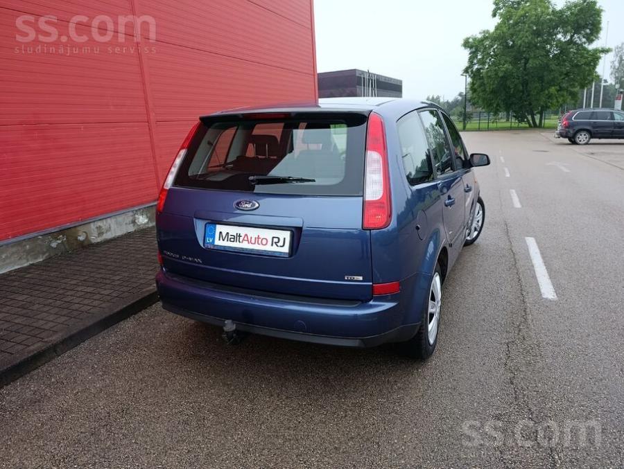 Blue Ford C-Max 2005 in Rezekne, with an engine capacity of 1.60 L and mileage of 0 thousand km for 1650 €, photo 5 on AUTOMOTO.COM.LV