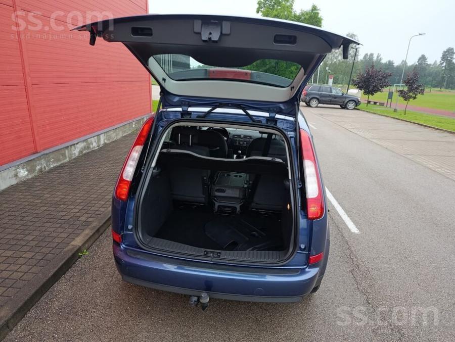 Blue Ford C-Max 2005 in Rezekne, with an engine capacity of 1.60 L and mileage of 0 thousand km for 1650 €, photo 13 on AUTOMOTO.COM.LV