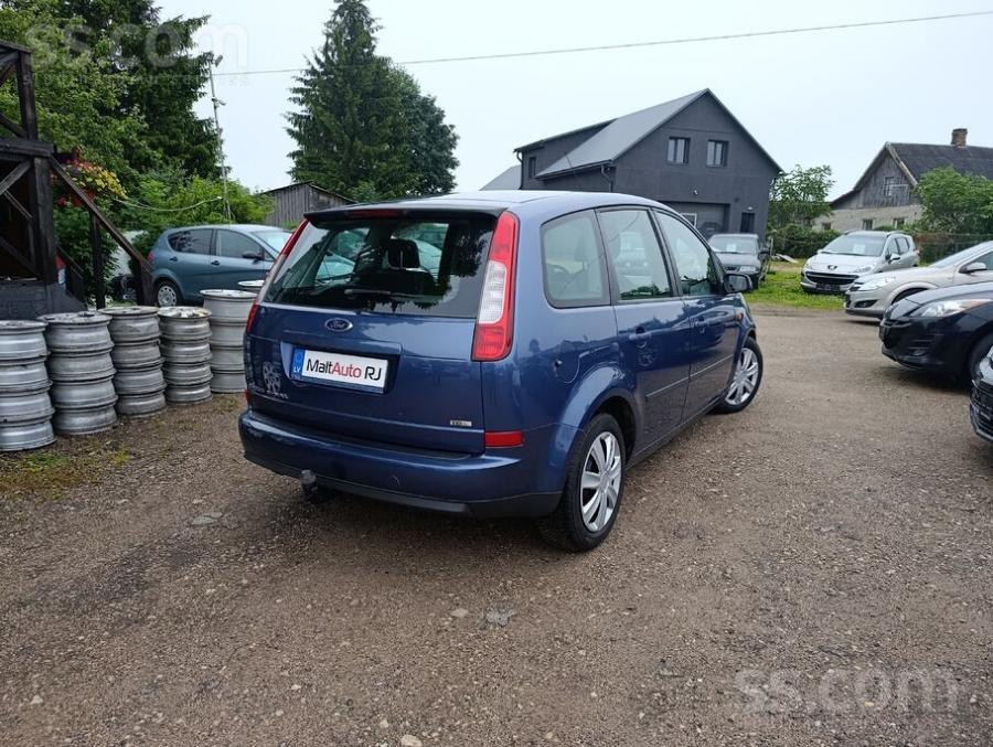 Blue Ford C-Max 2005 in Rezekne, with an engine capacity of 1.60 L and mileage of 0 thousand km for 1650 €, photo 21 on AUTOMOTO.COM.LV