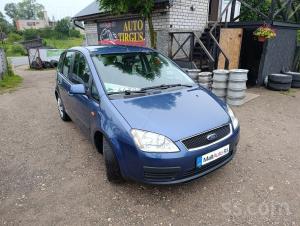 Blue Ford C-Max 2005 in Rezekne, with an engine capacity of 1.60 L and mileage of 0 thousand km for 1650 €, photo 22 on AUTOMOTO.COM.LV