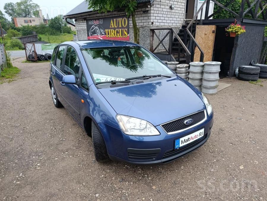 Blue Ford C-Max 2005 in Rezekne, with an engine capacity of 1.60 L and mileage of 0 thousand km for 1650 €, photo 22 on AUTOMOTO.COM.LV