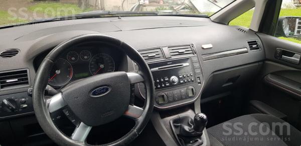 Zils Ford C-Max 2005 Rīga, ar dzinēja tilpumu 2.00 L un nobraukumu 288 tūkst. km par 1800 €, foto 8 vietnē AUTOMOTO.COM.LV