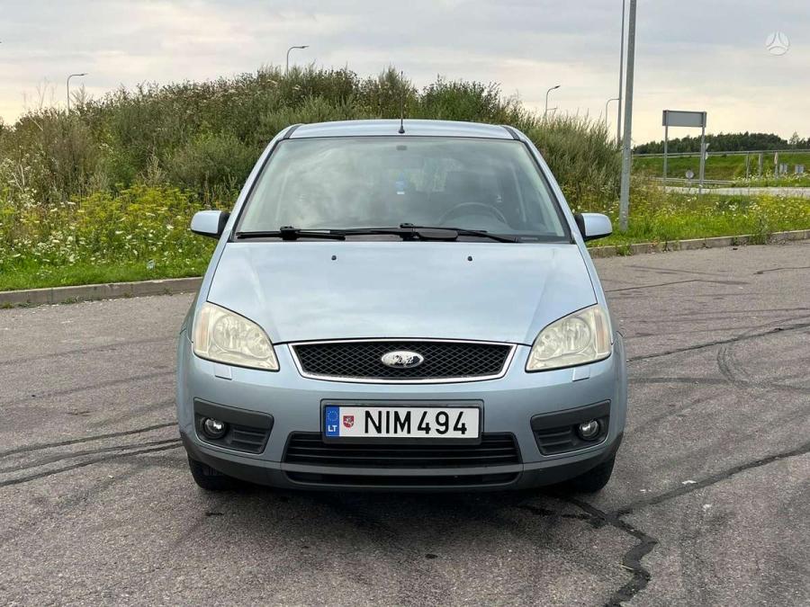 Blue Ford C-Max 2005 in Panevezys, with an engine capacity of 1.60 L and mileage of 221 thousand km for 1150 €, photo 3 on AUTOMOTO.COM.LV