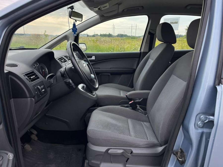 Blue Ford C-Max 2005 in Panevezys, with an engine capacity of 1.60 L and mileage of 221 thousand km for 1150 €, photo 10 on AUTOMOTO.COM.LV