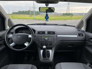 Blue Ford C-Max 2005 in Panevezys, with an engine capacity of 1.60 L and mileage of 221 thousand km for 1150 €, photo 18 on AUTOMOTO.COM.LV