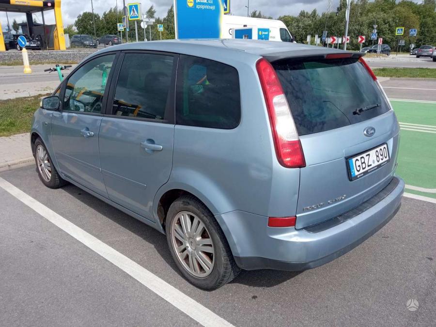 Blue Ford C-Max 2005 in Kaunas, with an engine capacity of 1.56 L and mileage of 226 thousand km for 1250 €, photo 4 on AUTOMOTO.COM.LV
