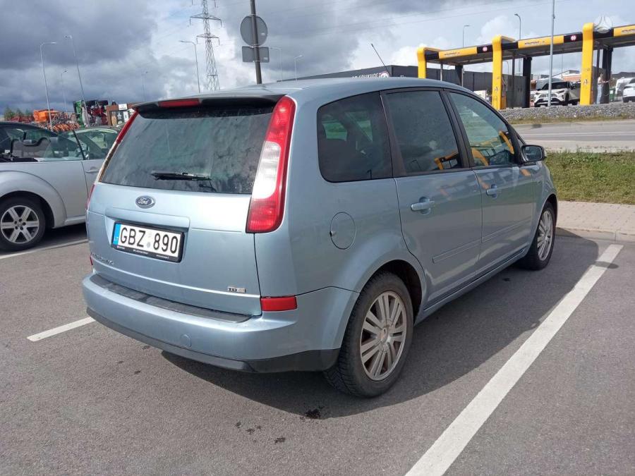 Blue Ford C-Max 2005 in Kaunas, with an engine capacity of 1.56 L and mileage of 226 thousand km for 1250 €, photo 6 on AUTOMOTO.COM.LV