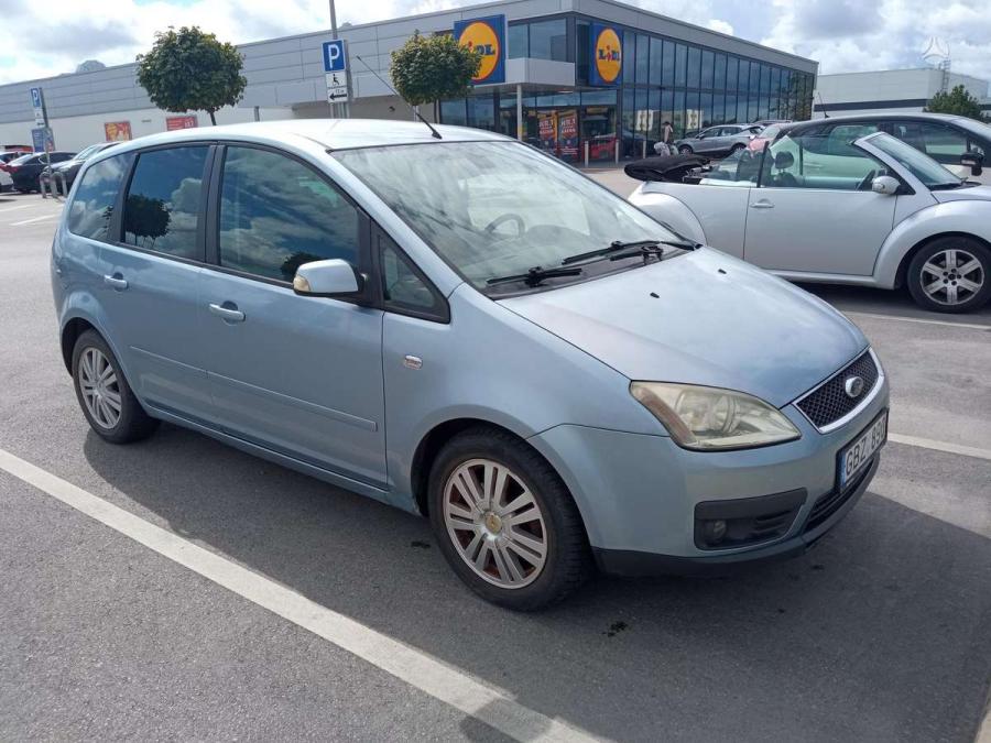 Blue Ford C-Max 2005 in Kaunas, with an engine capacity of 1.56 L and mileage of 226 thousand km for 1250 €, photo 8 on AUTOMOTO.COM.LV