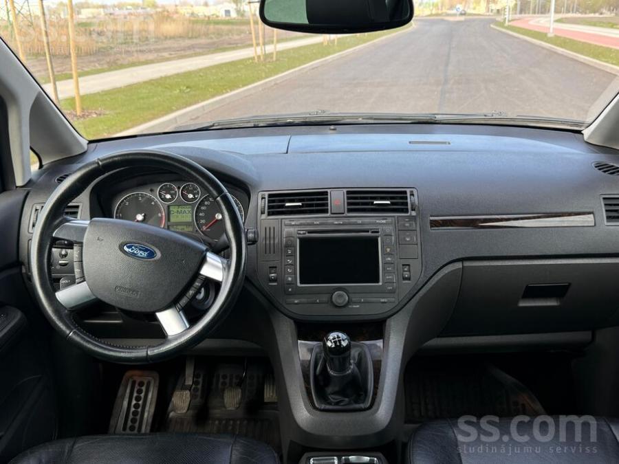 Zils Ford C-Max 2006 Liepāja, ar dzinēja tilpumu 1.80 L un nobraukumu 315 tūkst. km par 1590 €, foto 19 vietnē AUTOMOTO.COM.LV
