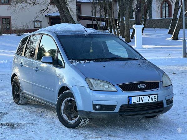 Blue Ford C-Max 2007 in Vilnius, with an engine capacity of 1.56 L and mileage of 250 thousand km for 499 €, photo 1 on AUTOMOTO.COM.LV