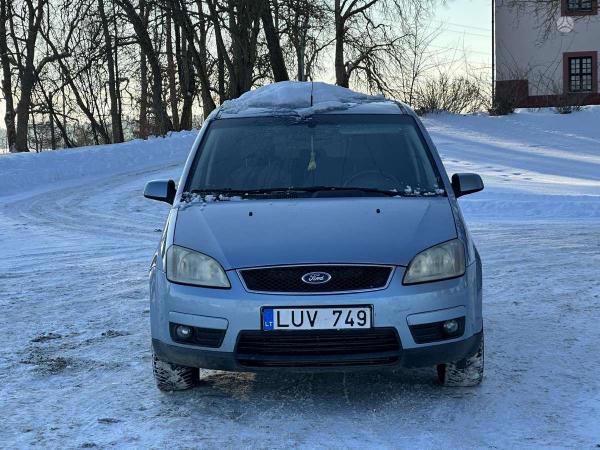 Blue Ford C-Max 2007 in Vilnius, with an engine capacity of 1.56 L and mileage of 250 thousand km for 499 €, photo 2 on AUTOMOTO.COM.LV