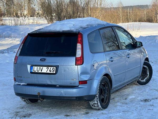 Blue Ford C-Max 2007 in Vilnius, with an engine capacity of 1.56 L and mileage of 250 thousand km for 499 €, photo 6 on AUTOMOTO.COM.LV