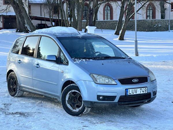 Blue Ford C-Max 2007 in Vilnius, with an engine capacity of 1.56 L and mileage of 250 thousand km for 499 €, photo 7 on AUTOMOTO.COM.LV