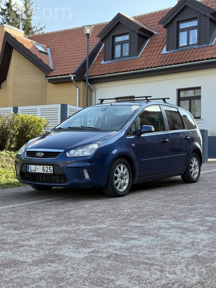 Zils Ford C-Max 2008 Kuldīga, ar dzinēja tilpumu 1.60 L un nobraukumu 256 tūkst. km par 1600 €, foto 1 vietnē AUTOMOTO.COM.LV