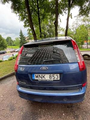 Blue Ford C-Max 2008 in Alytus, with an engine capacity of 1.75 L and mileage of 229 thousand km for 550 €, photo 3 on AUTOMOTO.COM.LV