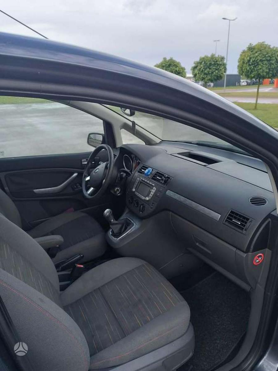 Blue Ford C-Max 2008 in Marijampole, with an engine capacity of 1.60 L and mileage of 198 thousand km for 2200 €, photo 6 on AUTOMOTO.COM.LV