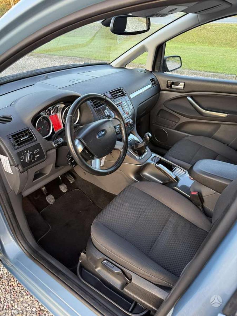 Zils Ford C-Max 2008 Kauņa, ar dzinēja tilpumu 1.80 L un nobraukumu 268 tūkst. km par 1950 €, foto 12 vietnē AUTOMOTO.COM.LV