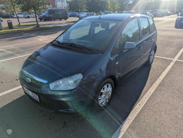 Blue Ford C-Max 2008 in Vilnius, with an engine capacity of 1.60 L and mileage of 277 thousand km for 1850 €, photo 1 on AUTOMOTO.COM.LV