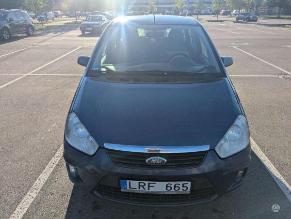 Blue Ford C-Max 2008 in Vilnius, with an engine capacity of 1.60 L and mileage of 277 thousand km for 1850 €, photo 2 on AUTOMOTO.COM.LV