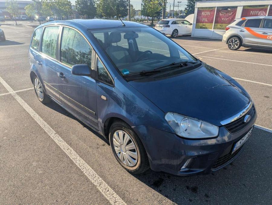 Zils Ford C-Max 2008 Viļņa, ar dzinēja tilpumu 1.60 L un nobraukumu 277 tūkst. km par 1850 €, foto 4 vietnē AUTOMOTO.COM.LV