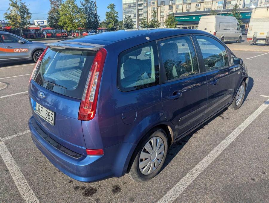 Zils Ford C-Max 2008 Viļņa, ar dzinēja tilpumu 1.60 L un nobraukumu 277 tūkst. km par 1850 €, foto 6 vietnē AUTOMOTO.COM.LV