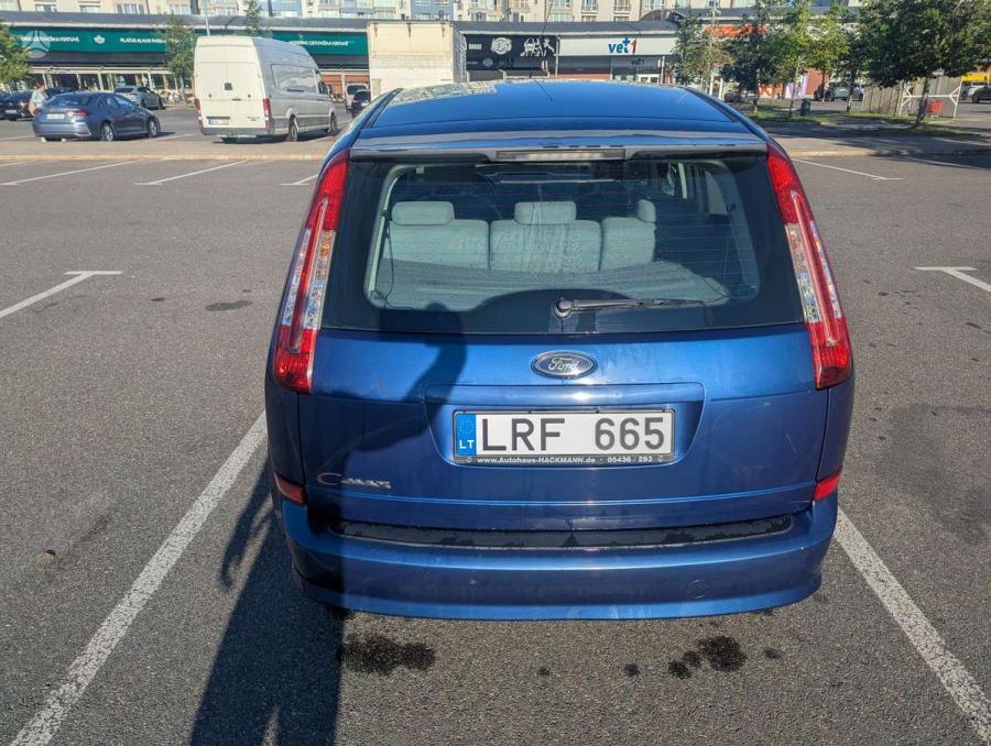 Zils Ford C-Max 2008 Viļņa, ar dzinēja tilpumu 1.60 L un nobraukumu 277 tūkst. km par 1850 €, foto 7 vietnē AUTOMOTO.COM.LV
