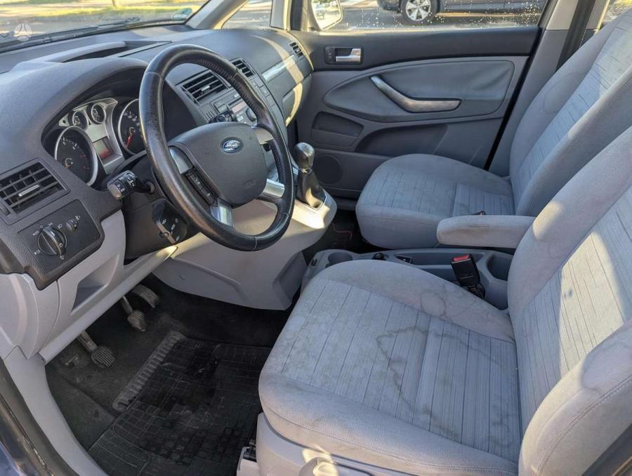 Zils Ford C-Max 2008 Viļņa, ar dzinēja tilpumu 1.60 L un nobraukumu 277 tūkst. km par 1850 €, foto 12 vietnē AUTOMOTO.COM.LV