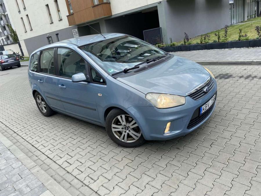 Blue Ford C-Max 2008 in Kaunas, with an engine capacity of 1.75 L and mileage of 376 thousand km for 1700 €, photo 7 on AUTOMOTO.COM.LV