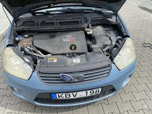 Blue Ford C-Max 2008 in Kaunas, with an engine capacity of 1.75 L and mileage of 376 thousand km for 1700 €, photo 9 on AUTOMOTO.COM.LV