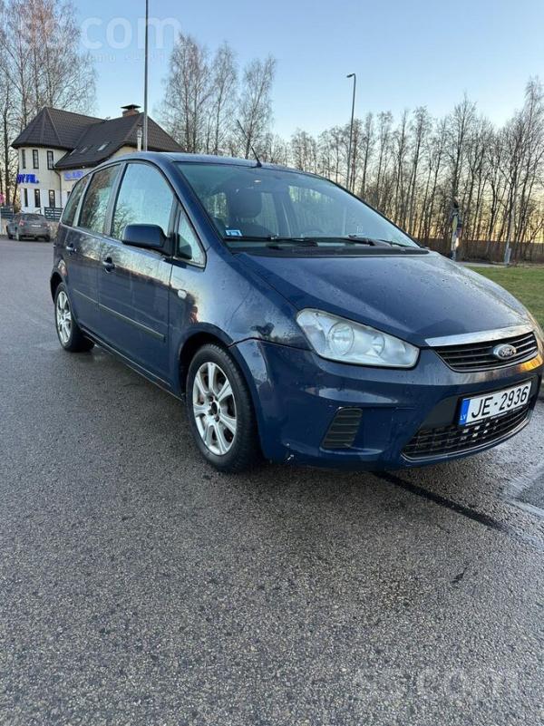 Blue Ford C-Max 2009 in Ogre, with an engine capacity of 1.60 L and mileage of 365 thousand km for 950 €, photo 2 on AUTOMOTO.COM.LV