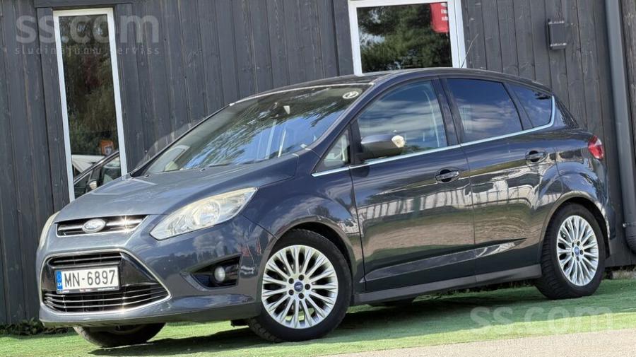 Blue Ford C-Max 2010 in Riga, with an engine capacity of 1.60 L and mileage of 329 thousand km for 2850 €, photo 3 on AUTOMOTO.COM.LV