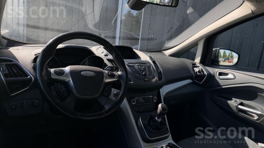 Blue Ford C-Max 2010 in Riga, with an engine capacity of 1.60 L and mileage of 329 thousand km for 2850 €, photo 8 on AUTOMOTO.COM.LV